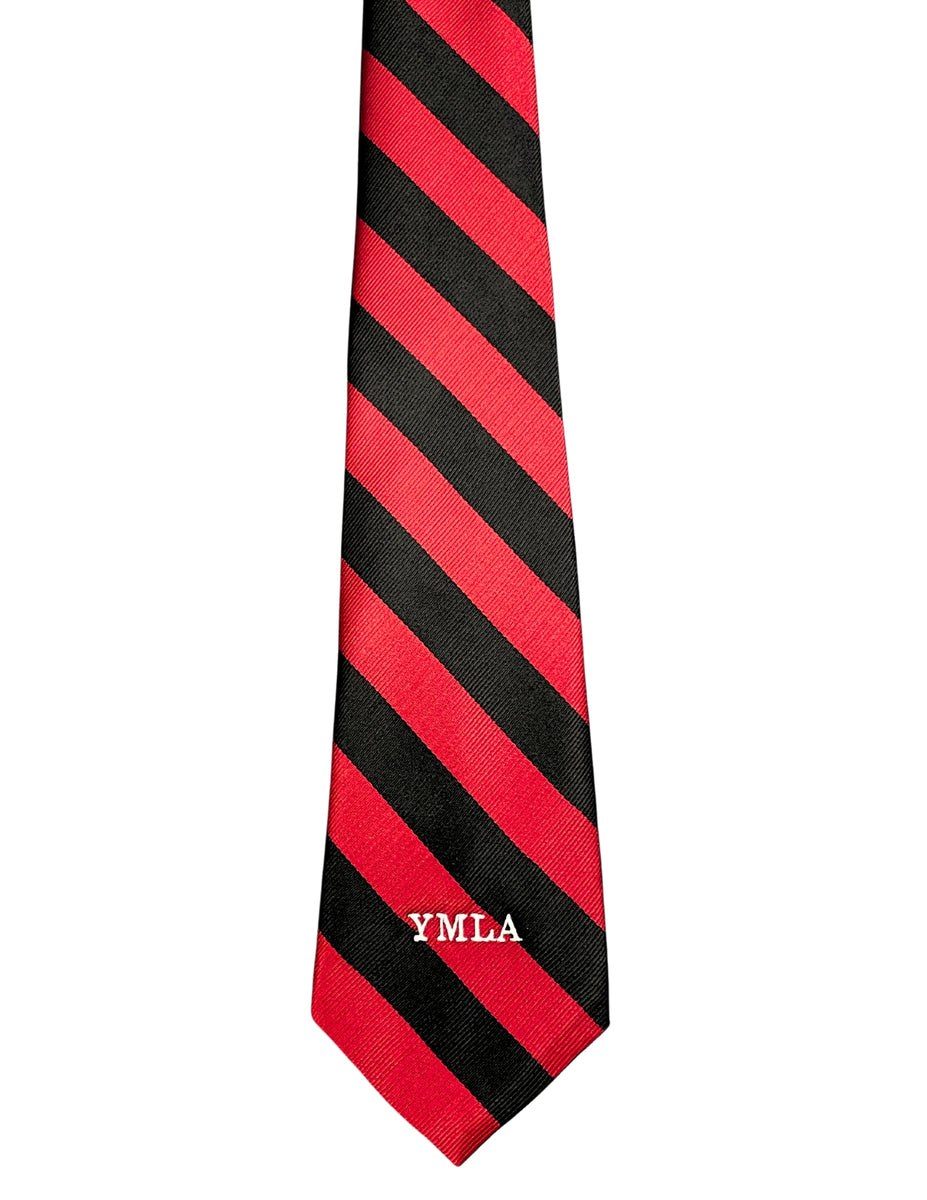 YMLA Mens Stripe Tie – RC Uniforms