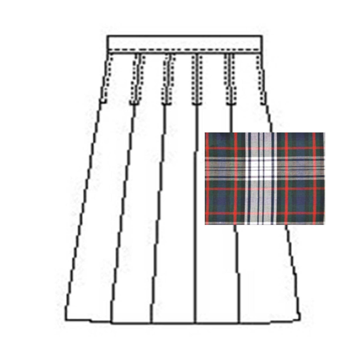 Plaid 49 Knife Pleat Skirt – RC Uniforms